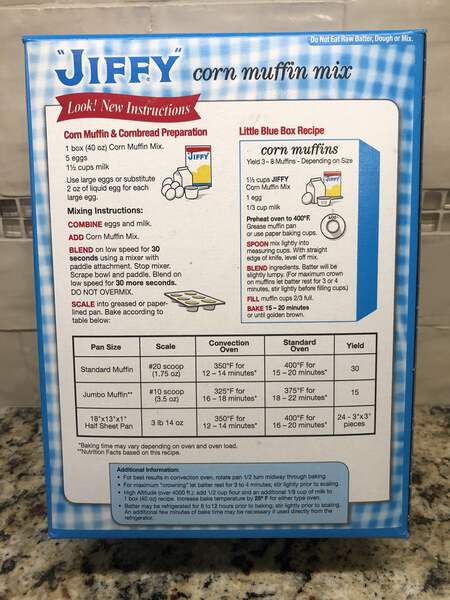 jiffy cornbread ingredients