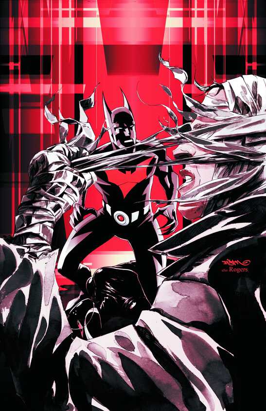 batman beyond comic drawing