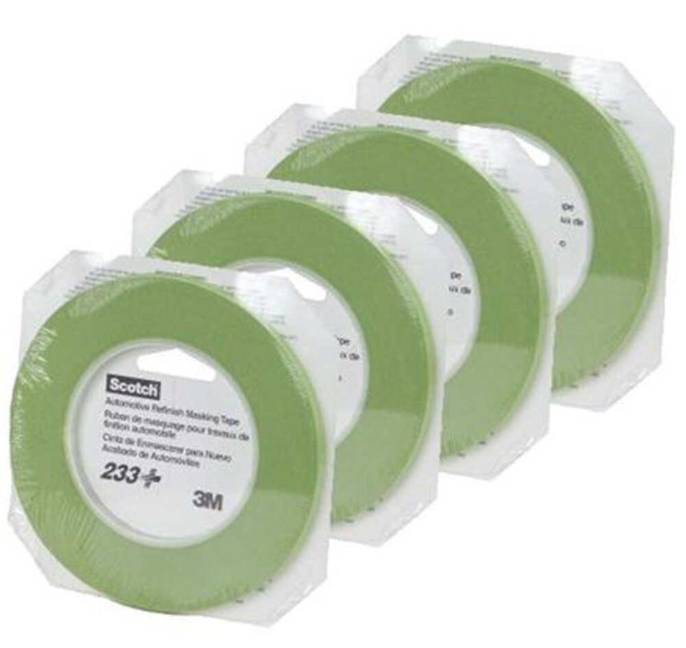 3M Fine Line Tape 233 Masking Scotch Automotive Refinish 3mm X 55m 4 ...