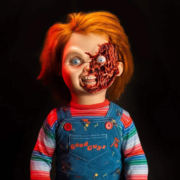 chucky face makeup
