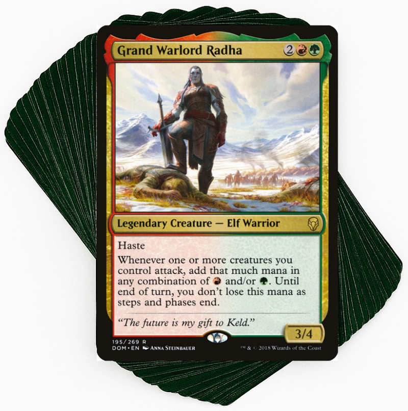 radha mtg commander