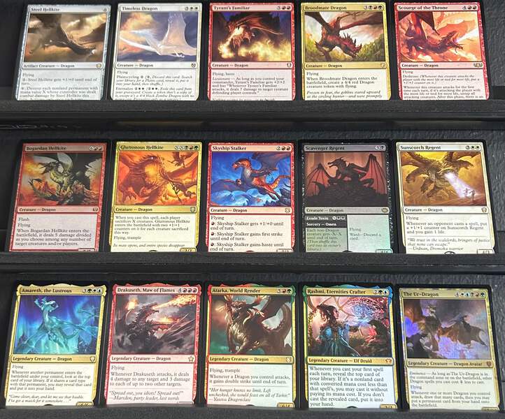 mtg dragon commander deck list