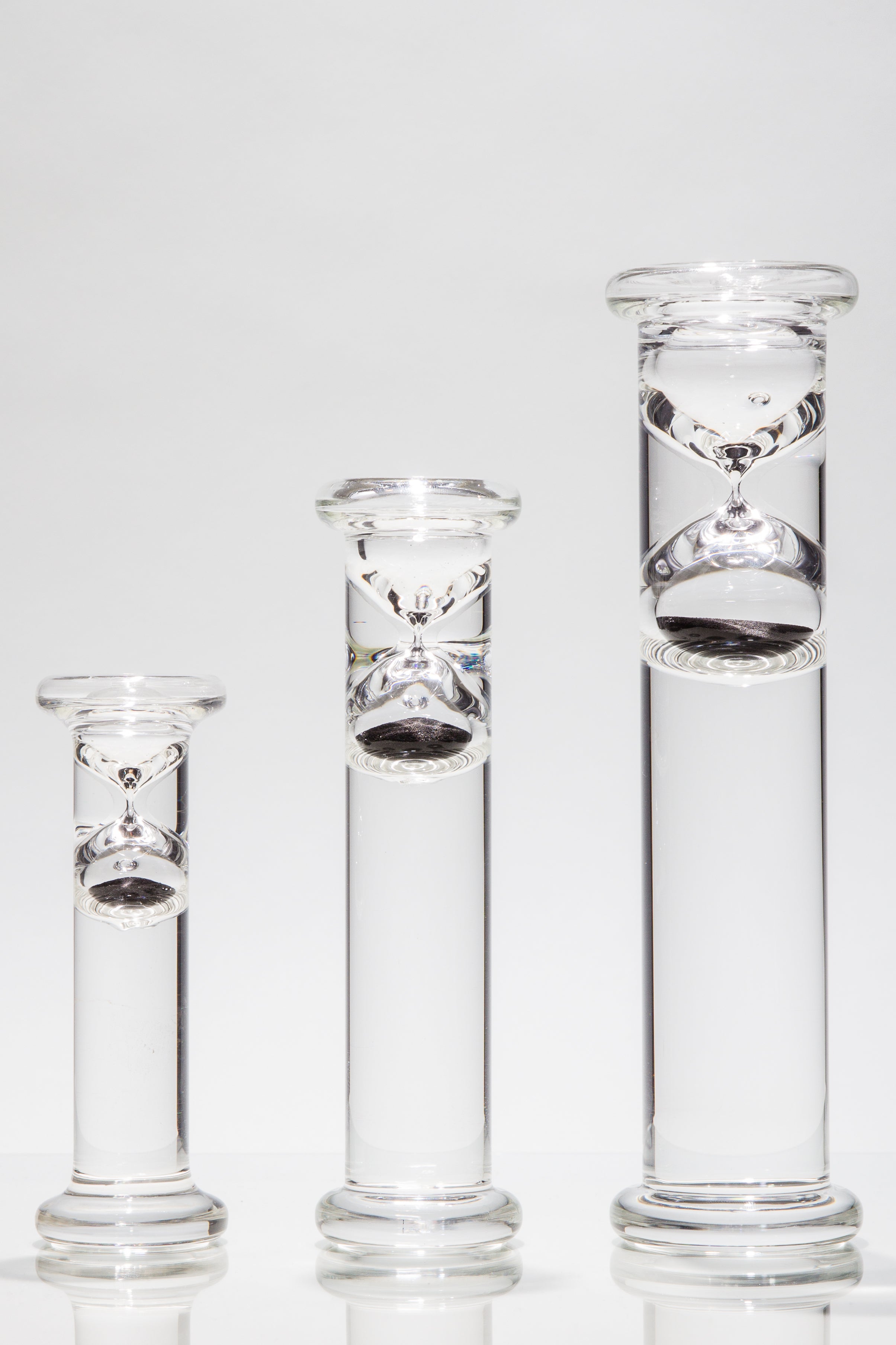 3 Minute Floating Glass Sand Timer (10" Tall) 720825307480 | eBay