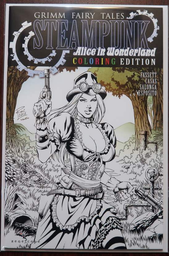 grimm fairy tales coloring book