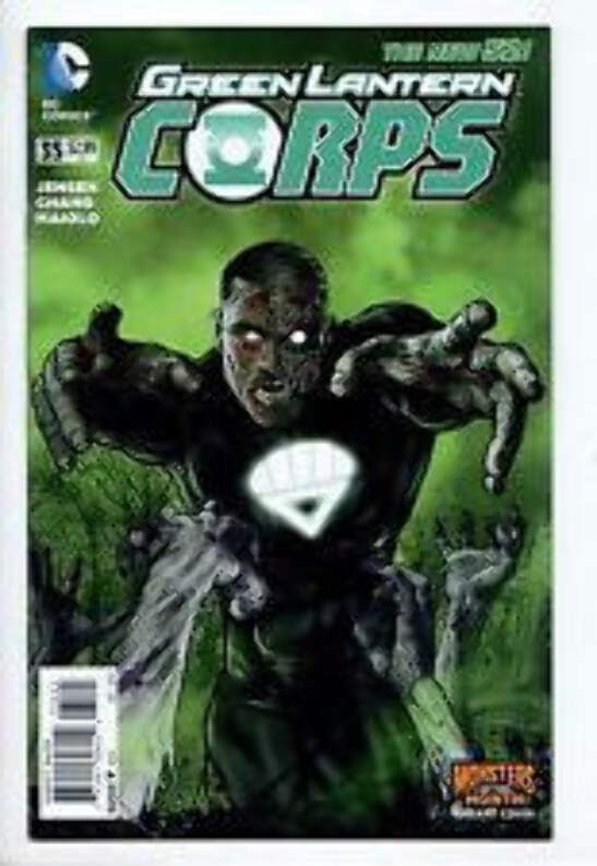 green lantern comic face