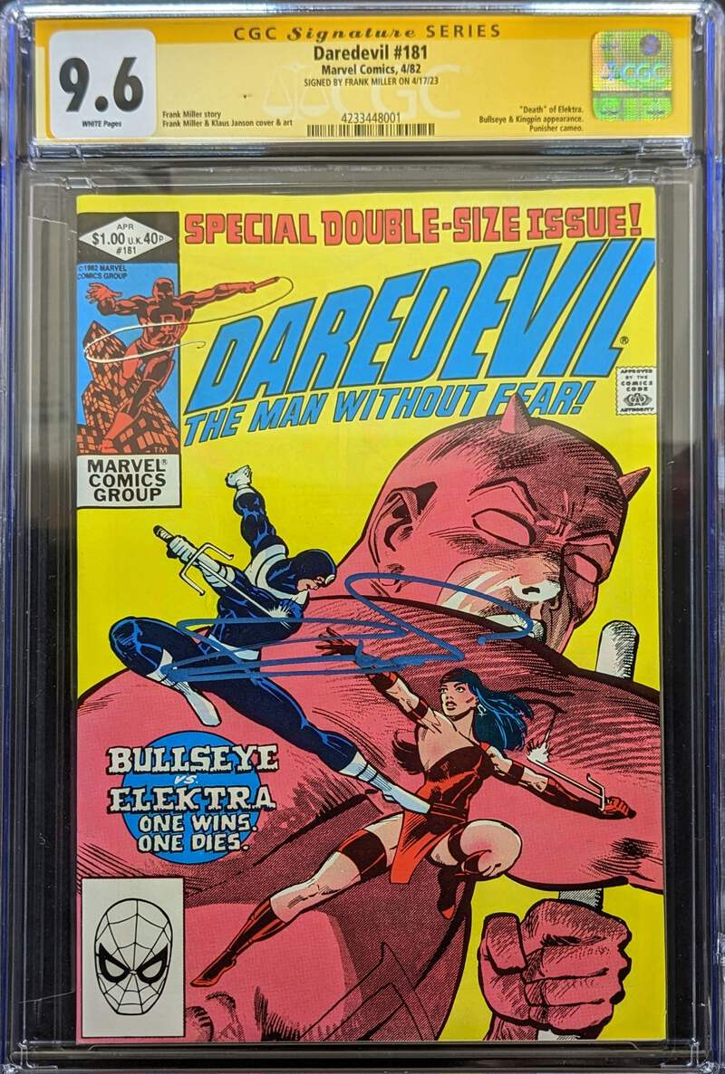 daredevil 181 signed